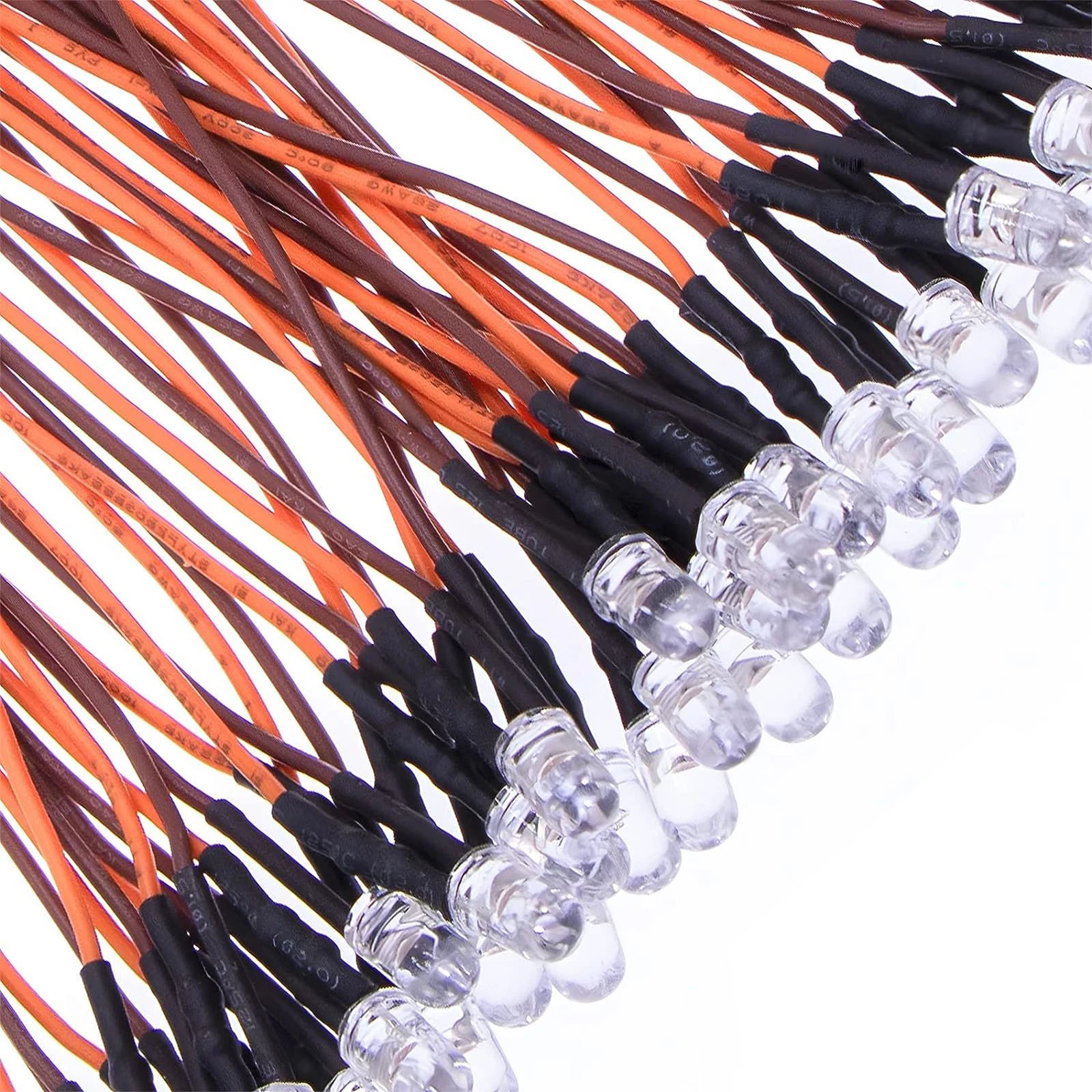 Diodo LED HAZ de luz 5mm, 9-12V, precableado